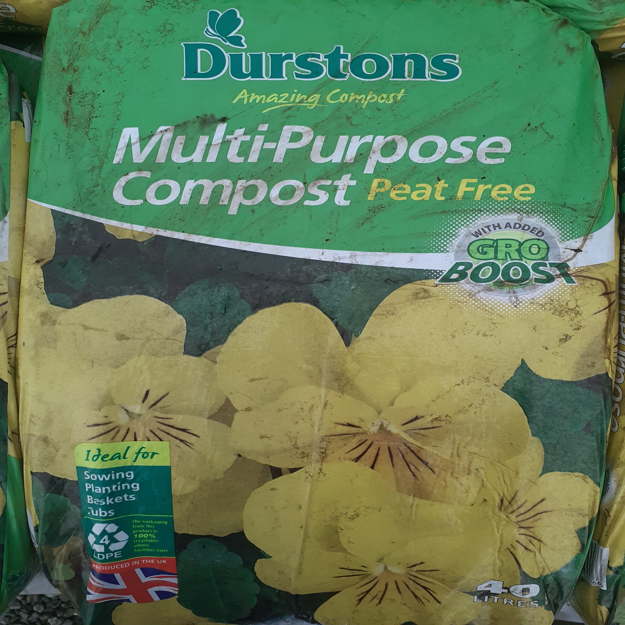 Multi-Purpose Peat Free Compost - Powys Stone